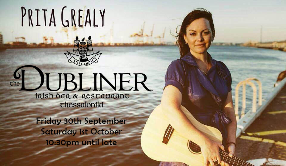 Prita Grealy 30/09 & 01/10 Live | The Dubliner - Irish Pub